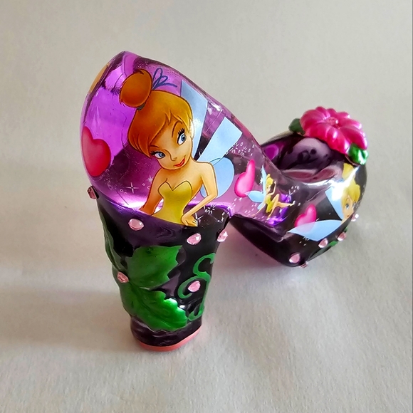 Disney | Other | Disney Tinkerbell Collectible Glass Shoe Shoes Are A ...